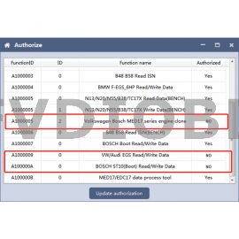 FVDI Abrites Commander Factory AT-200 Activation for Volkswagen Bosch ...