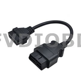 FVDI Abrites Commander Factory 30cm Car OBD OBD2 ELM327 Extension Cable ...